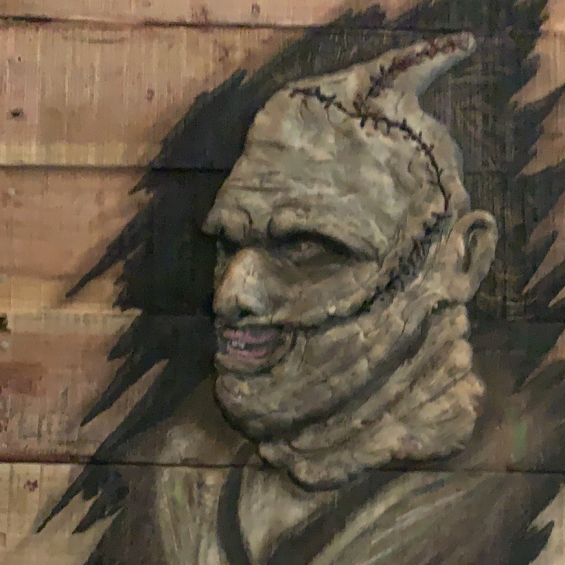 leatherface wall art